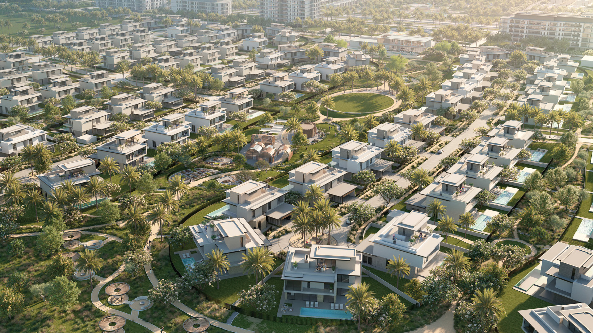 Farm Gardens at The Valley – Desert Farming Community in Dubai . Buy ...